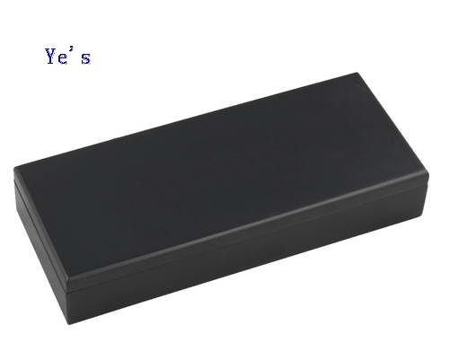 black wooden pen box