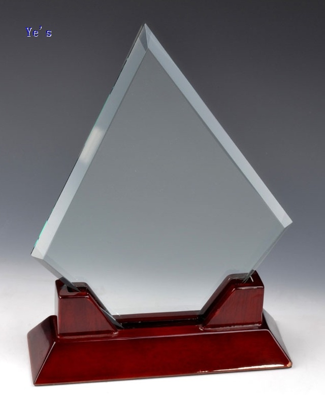Wood Base For Glass Or Acrylic
